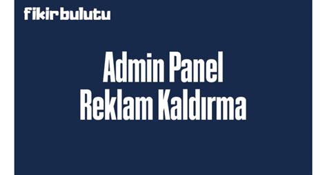 Opencart Opencart Admin Panel Reklam Kaldırma