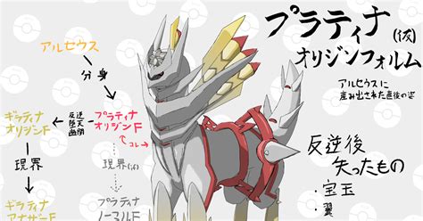 ポケモン プラティナ オリジンフォルム ギラティナ 妄想ネタ Baguのイラスト Pixiv