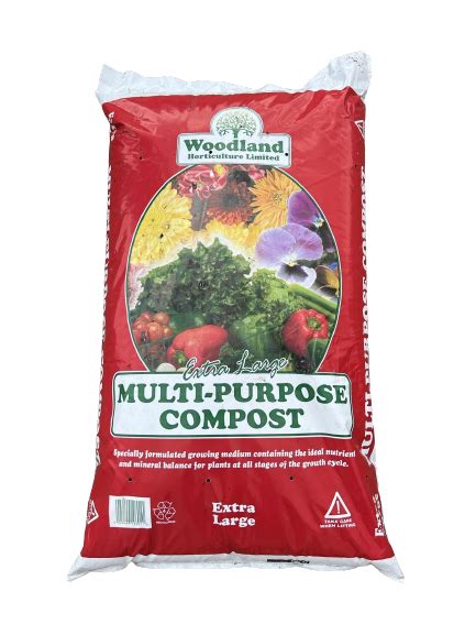 Woodland Multi Purpose Compost Reduced Peat 60ltr Exe Valley Pet