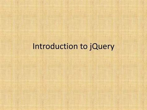 PPT JQuery Your Essential Guide For Web Development PowerPoint Presentation ID