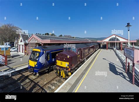 West Coast Railways Diesel Engine Class 37 37685 In Aviemore Railway