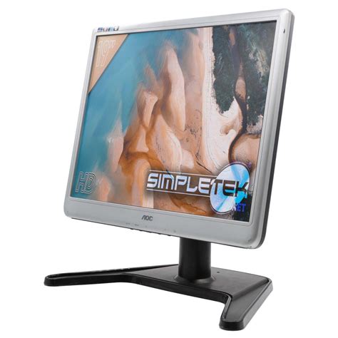19 Inch Aoc 197PKV 1280 X 1024 LCD Monitor Preto Back Market