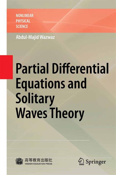 Partial Differential Equations And Solitary Waves Theory Booksnbooks