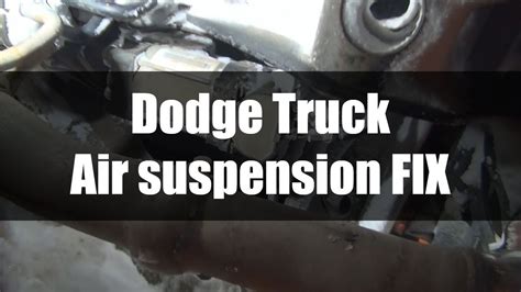 Dodge Ram Air Suspension Repair 56 OFF Pinnaxis