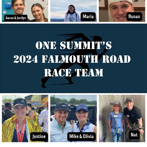 One Summit — Support One Summits 2024 Falmouth Road Race Team