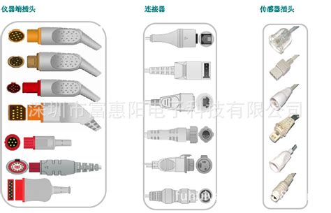 兼容ge11针转雅培有创压血压电缆、监护仪有创压力传感器 阿里巴巴
