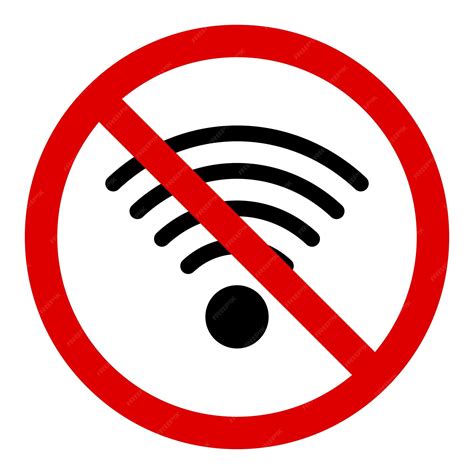 Premium Vector No Wifi Symbol Vector Icon