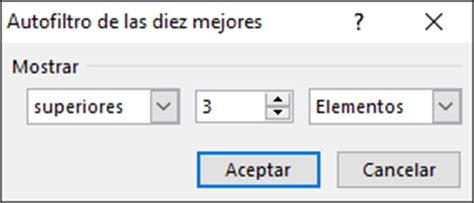 Filtrar números en Excel Excel Total