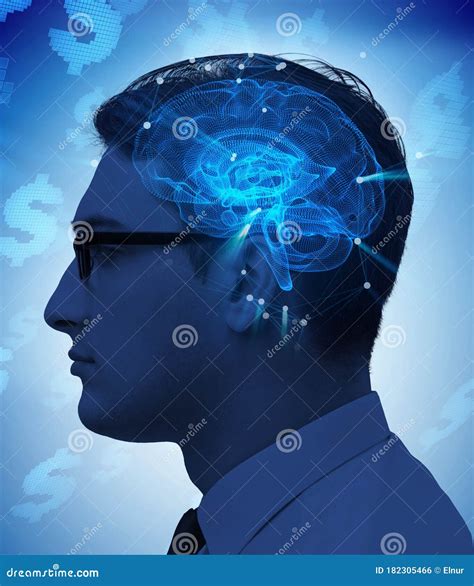 Artificial Intelligence Concept With Man Stock Photo Image Of Brain Computing
