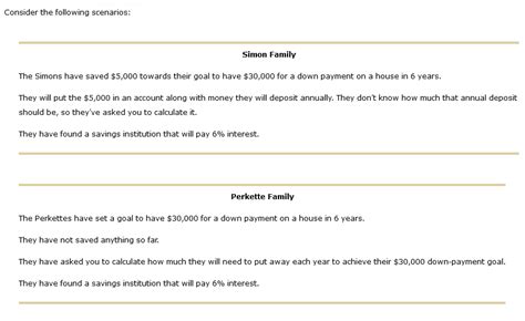 Solved Consider The Following Scenarios Simon Family