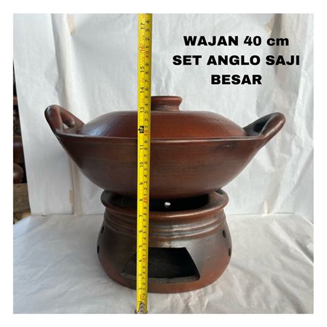 Jual Prasmana Wajan Set Anglo Saji Gerabah Tanah Liat Wajib Order