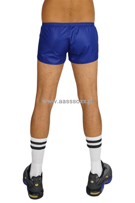 Kinky Shorts Aass Worship Dark Blue Asox Official Kinky Nylon Clothes