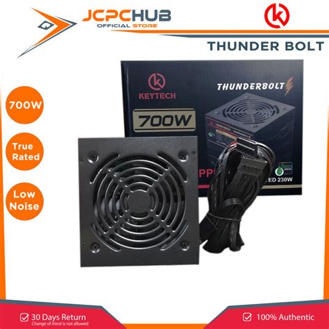 Keytech Power Supply Thunder Bolt 700w Psu Power Supply Unit Brand New