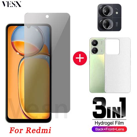 ฟิล์มกันแอบมอง ฟิล์มกันเสือก ฟิล์มกระจก Redmi 13c 12 12c 11a 10 10c 10a