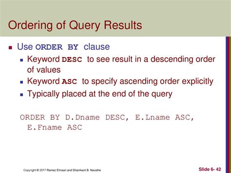 chapter 6 basic sql chapter 6 basic sql chapter 6 outline sql data