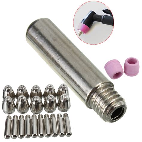 24pcs Plasma Cutter Torch Tip Nozzles Consumables Kit