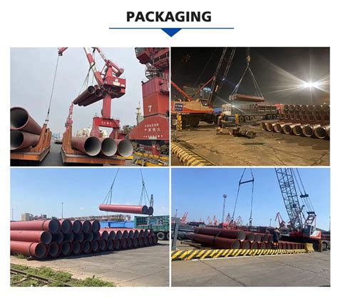 Ductile Iron Pipe Class K9 C25 C30 C40 Iso 2531 Bs En 545 En 598 For