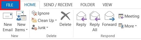 Procedure On Setting Up Automatic Replies Out Of Office Assistant