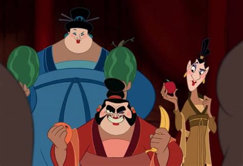 In Mulan 1998 Yao Pulls Out A Banana From His Disguise But Ling