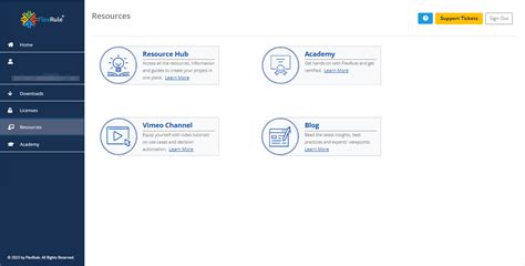 My Account Flexrule Resource Hub