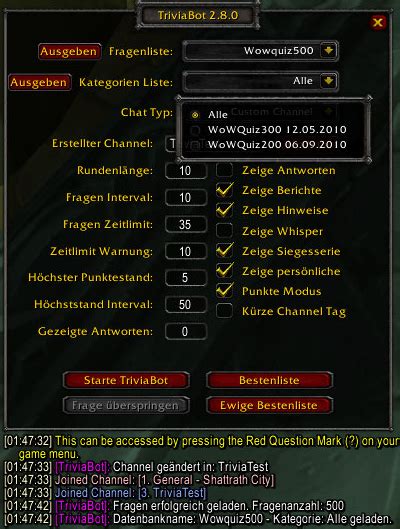 Wow Triviabot Addon Dragonflightwrath Of The Lich King Classic 2023
