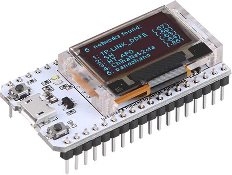 Makerfocus Esp32 Development Board Wifi With 096inch Oled Display Wifi Kit32 Arduino Compatible