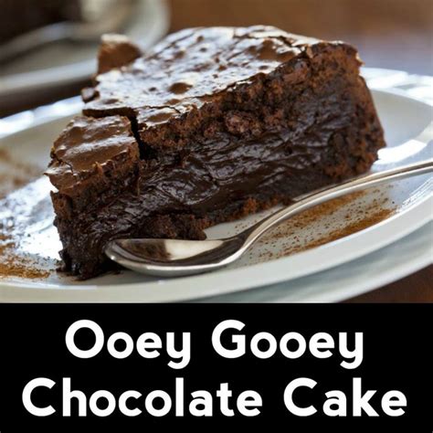Ooey Gooey Chocolate Cake Mamamia Recipes
