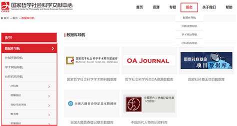 国家哲学社会科学文献中心NCPSSD使用指南