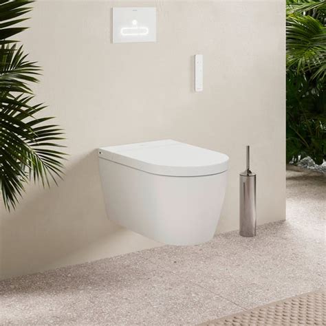 Duravit SensoWash Starck f Pro Compact Dusch WC Komplettanlage für Wandmontage mit WC Sitz