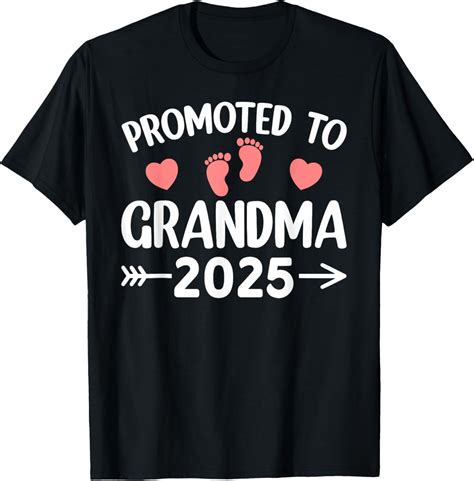 Promoted To Grandma 2025 Grandma Est 2025 T Shirt