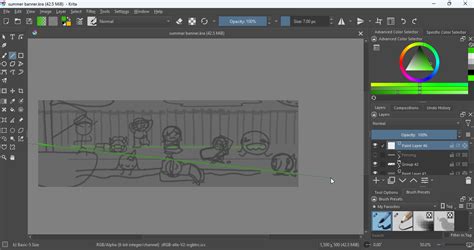 Line Tool Not Lining General Questions Krita Artists