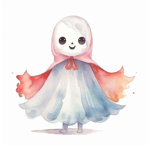 Premium Ai Image Cute Ghost