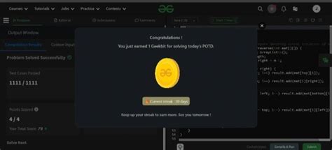 Gfg160 Geeksforgeeks Codingchallenge Problemsolving Jaishree J