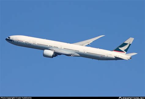 B Kpe Cathay Pacific Boeing 777 367er Photo By Leor Yudelowitz Id
