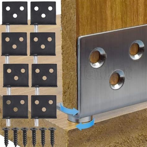 Nổi Bật Bản Lề Cửa Tủ ẩn Giá đỡ Cố định Bằng Thép Không Gỉ Trục