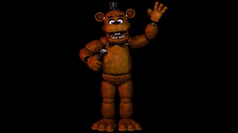 Freddy Fazbear Full Body Render Model By Razeandthunder