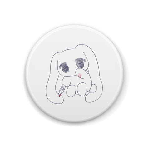 しんどみうさぎちゃん缶バッジ あくむ病院 Booth