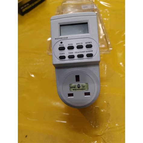Sum 24 Hours Digital Plug In Timer Shopee Malaysia