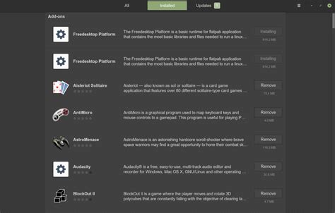 Failure To Update Freedesktop Platform On Fedora 30 Issue 1025