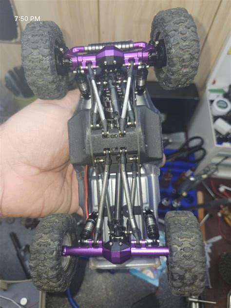 Meus Racing Scx24 Metal Isokinetic Front And Rear Axles With 3 Section