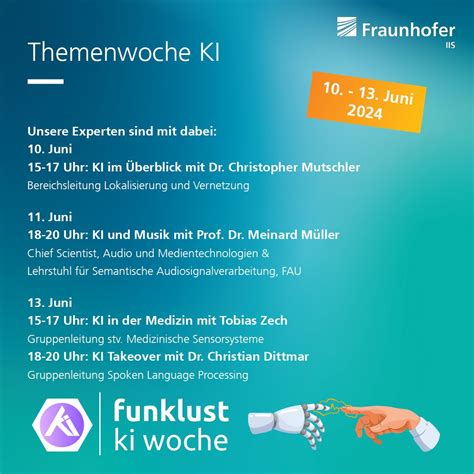 Diese Woche Haben Wir Am Fraunhofer Iis Das Team Von Funklust Zu Gast