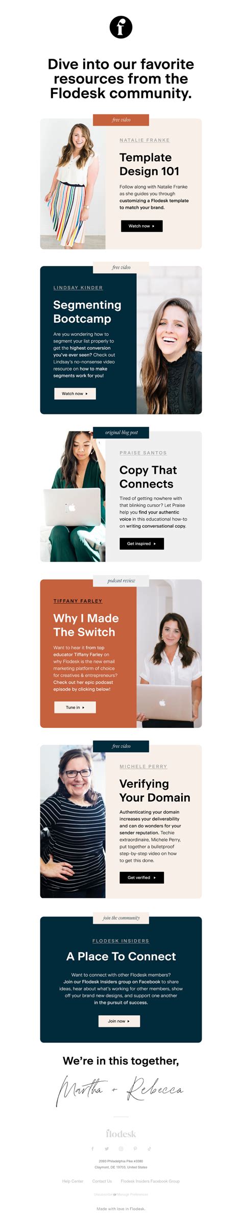 Onboarding On Flodesk Desktop Examples Page Flows Video 42