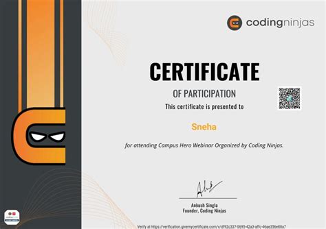 Sneha Kumari On Linkedin Codingninjas Thankyou