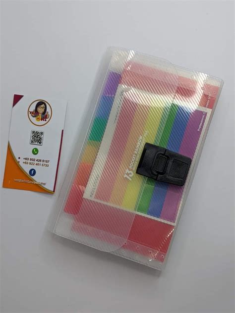 Expandable Index Folder Hobbies And Toys Stationary And Craft Stationery