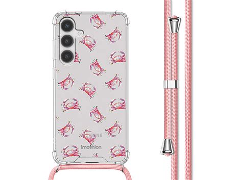 IMOSHION Design Met Koord Geschikt Voor Samsung Galaxy S24 Plus Telefoonhoesje Voor Samsung