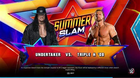 Wwe K Epic Rivalry Renewed Undertaker Vs Triple H Youtube