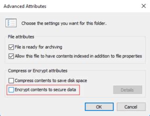 Fix Encrypt Contents To Secure Data Grayed Out In Windows TechCult