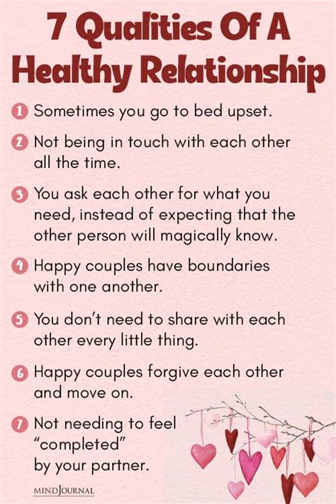 7 Qualities Of A Healthy Relationship The Minds Journal