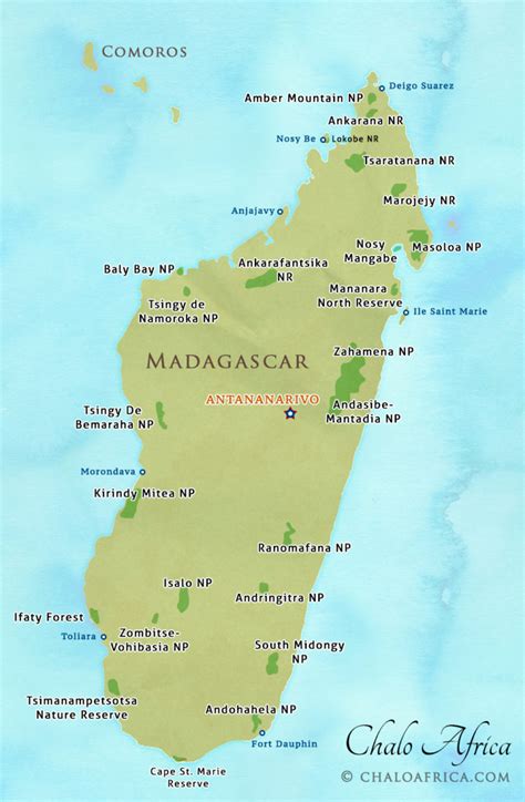 Isalo National Park Map