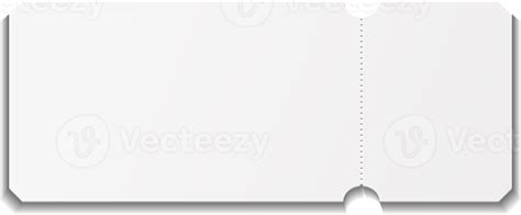 Blank Ticket Template 11835514 Png